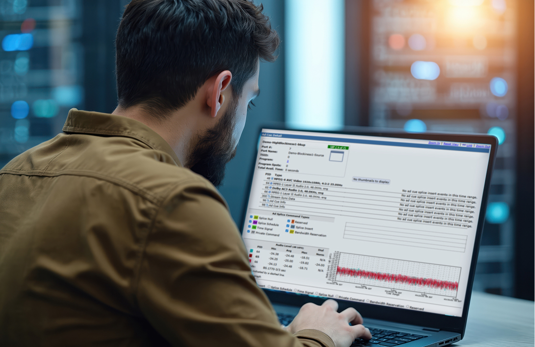 Video Test and Monitoring Equipment, Sentry software-based quality ...